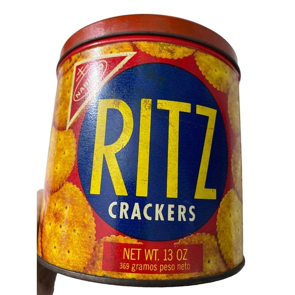 Nabisco | Kitchen | 977 Nabisco Ritz Crackers Can Vintage 6 Authentic ...
